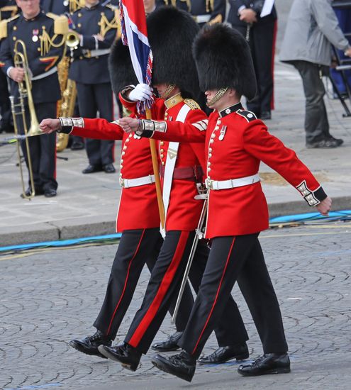 British Soldiers March During Annual Bastille Editorial Stock Photo ...