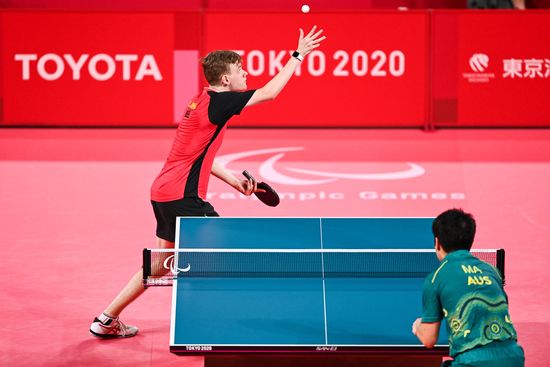 Belgian Table Tennis Player Laurens Devos Editorial Stock Photo - Stock ...