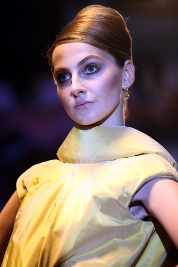 Model Takes Catwalk During Presentation Corrie Editorial Stock Photo ...