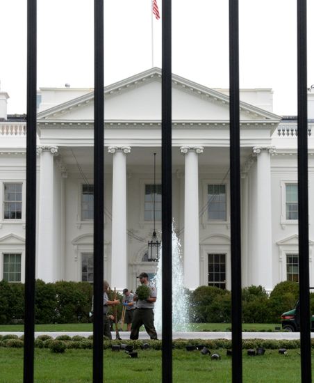 Workmen Service Water Fountain Front White Editorial Stock Photo ...