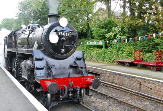 Br Standard Class 4 No 76017 Editorial Stock Photo - Stock Image ...