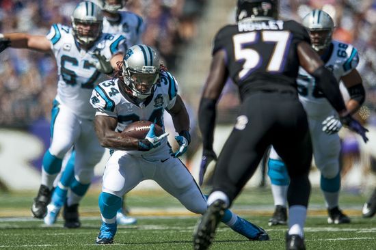 Carolina Panthers Running Back Deangelo Williams Editorial Stock Photo ...