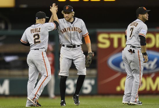 San Francisco Giants Right Fielder Hunter Editorial Stock Photo - Stock ...