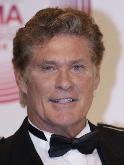 David Hasselhoff Arrives Winners Room Mtv Editorial Stock Photo - Stock ...