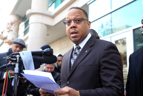 Anthony Gray Attorney Michael Brown Family Editorial Stock Photo ...