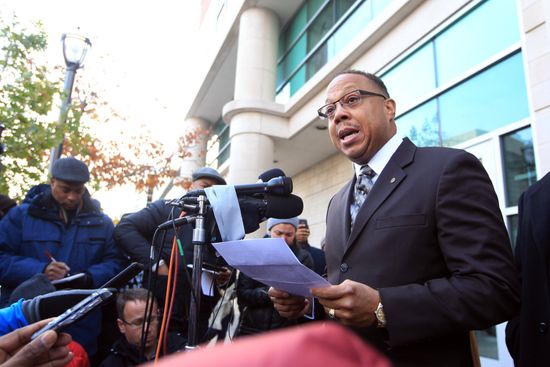 Anthony Gray Attorney Michael Brown Family Editorial Stock Photo ...