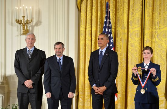 President Barack Obama Awards National Medals Editorial Stock Photo ...