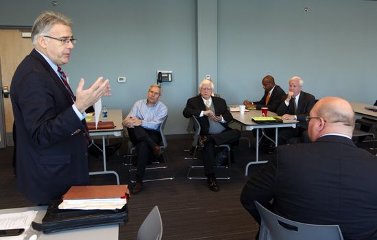 Ferguson Commission Cochair Rich Mcclure Briefs Editorial Stock Photo ...