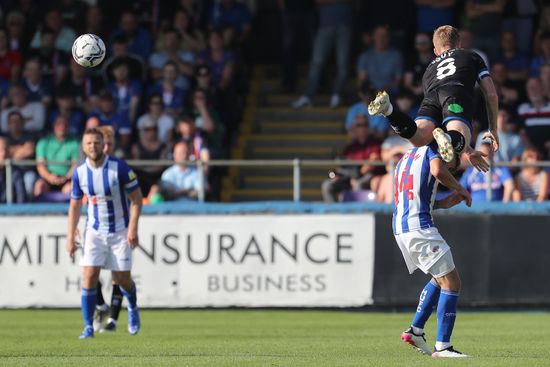 Carlisle Uniteds Callum Guy Wins Header Editorial Stock Photo - Stock ...
