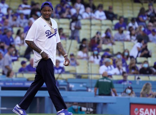 Rapper Yg Throws Ceremonial First Pitch Editorial Stock Photo - Stock ...