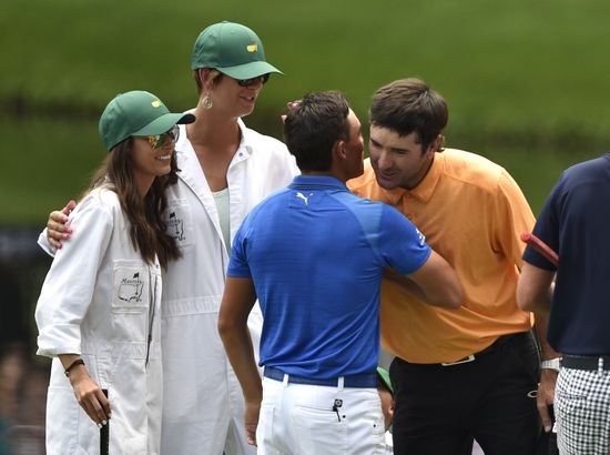 Bubba Watson Hugs Rickie Fowler They Editorial Stock Photo - Stock ...