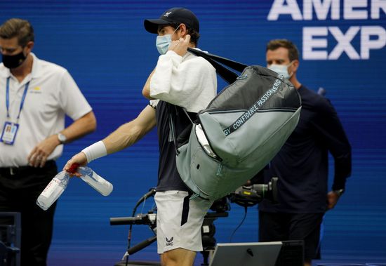 Andy Murray Gbr Leaves Practice Mask Editorial Stock Photo - Stock ...