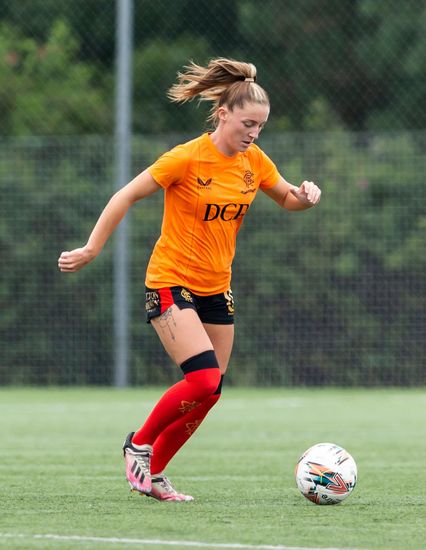 Rangers Womens Midfielder Chelsea Cornet Warms Editorial Stock Photo ...