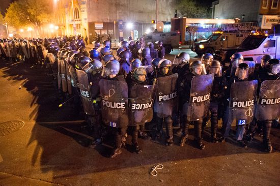 Police Corner Pennsylvania Ave North Ave Editorial Stock Photo - Stock ...