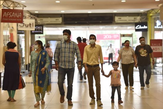 Visitors Gip Mall Sector 38a On Editorial Stock Photo - Stock Image ...