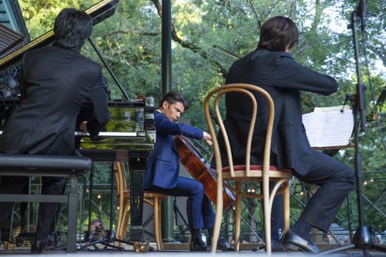 French Cellist Gautier Capucon Center Performs Editorial Stock Photo ...