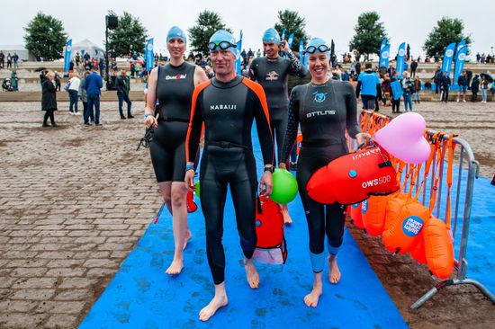 Group People Seen Wearing Neoprene Wetsuits Editorial Stock Photo ...