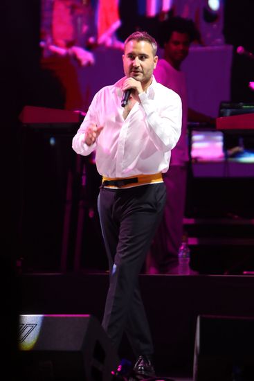 Jesus Navarro Reik On Stage Yotuel Editorial Stock Photo - Stock Image ...