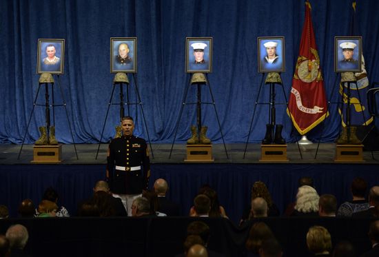Roll Call Gunnery Sergeant Thomas J Editorial Stock Photo - Stock Image ...