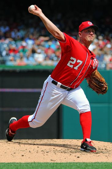 Washington Nationals Starting Pitcher Jordan Zimmermann Editorial Stock ...