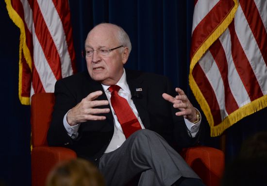 Former Vice President Richard Cheney Discusses Editorial Stock Photo ...