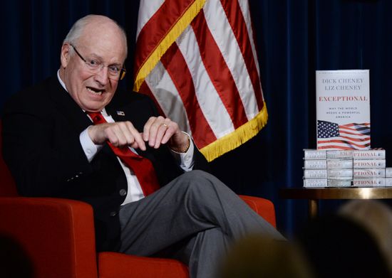 Former Vice President Richard Cheney Discusses Editorial Stock Photo ...
