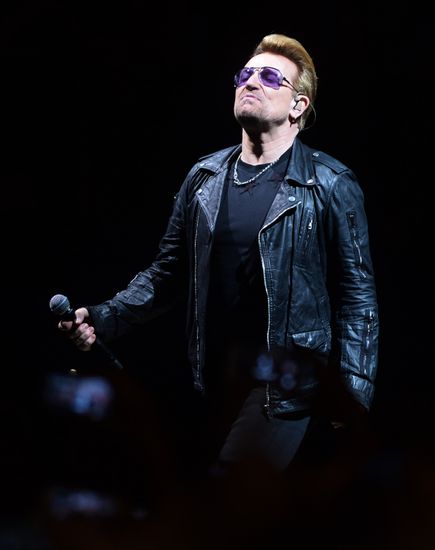 Irish Singer Bono Performs U2 O2 Editorial Stock Photo - Stock Image ...