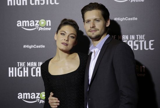 Alexa Davalos Luke Kleintank Arrive On Editorial Stock Photo - Stock ...