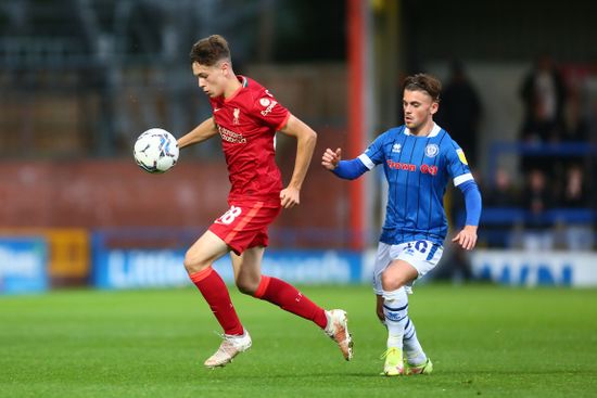 Luke Chambers Liverpool Rochdales Danny Cashman Editorial Stock Photo ...