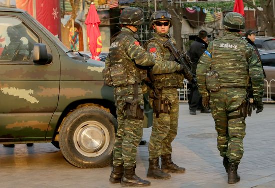 Heavily Armed Paramilitary Urban Commando Units Editorial Stock Photo ...