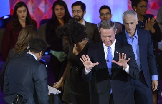 Democratic Presidential Candidate Martin Omalley Greets Editorial Stock Photo - Stock Image ...