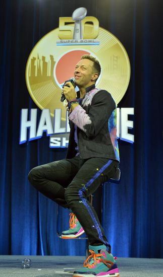 Chris Martin Band Coldplay Talks About Editorial Stock Photo - Stock ...