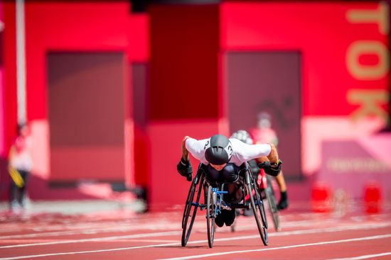Paralympian Athlete Roger Habsch Pictured Action Editorial Stock Photo ...