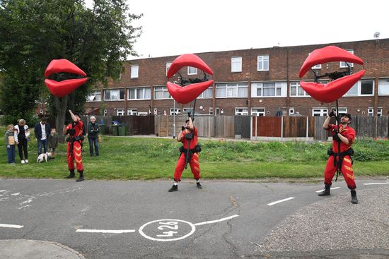 Lips Presented By Puppets Guts Editorial Stock Photo - Stock Image ...
