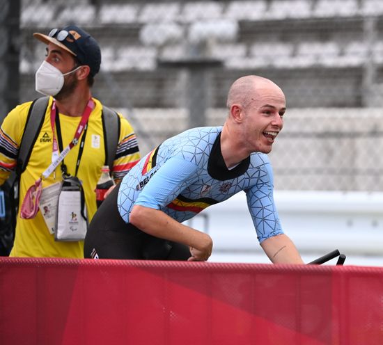 Belgian Cyclist Tim Celen Celebrates After Editorial Stock Photo ...