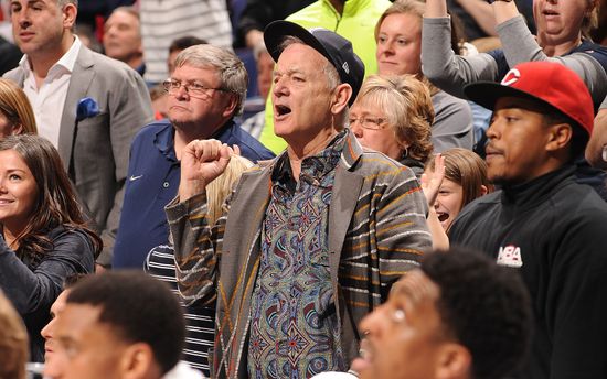 Actor Bill Murray Cheers On Xavier Editorial Stock Photo - Stock Image ...