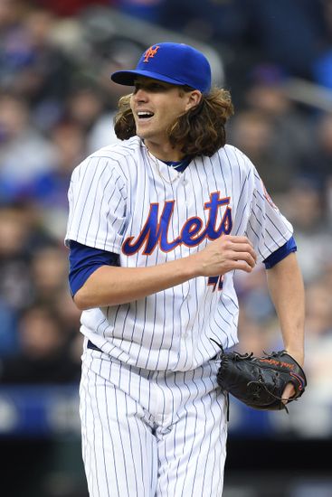 New York Mets Starting Pitcher Jacob Editorial Stock Photo - Stock ...