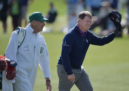 Caddie Neil Oxman Walks Tom Watson Editorial Stock Photo - Stock Image ...