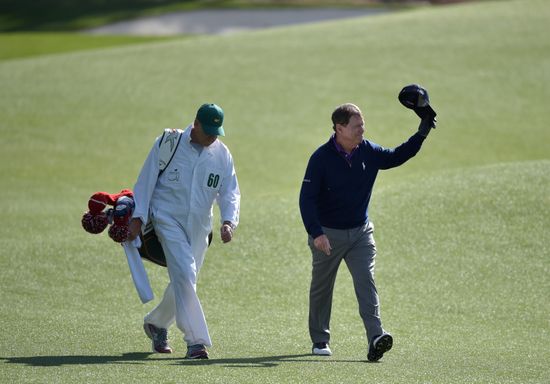 Caddie Neil Oxman Walks Tom Watson Editorial Stock Photo - Stock Image ...