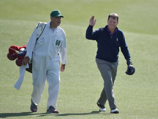 Caddie Neil Oxman Walks Tom Watson Editorial Stock Photo - Stock Image ...