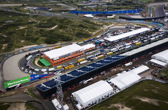 Picture Taken Drone Shows Formula One Editorial Stock Photo - Stock ...