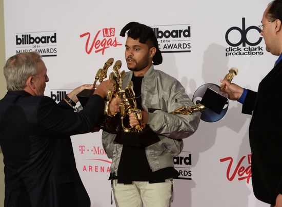 Singer Weeknd Appears Backstage His 8 Editorial Stock Photo - Stock ...