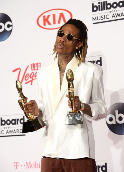 Singer Wiz Khalifa Appears Backstage Top Editorial Stock Photo - Stock ...