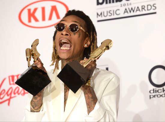 Singer Wiz Khalifa Appears Backstage Top Editorial Stock Photo - Stock ...