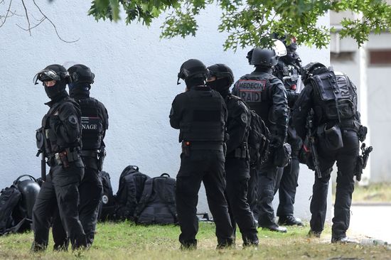 Minesweeper French Raid Special Unit Stand Editorial Stock Photo ...