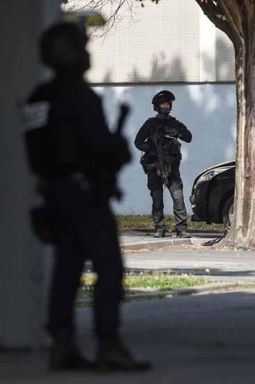 French Raid Special Unit Stand Outside Editorial Stock Photo - Stock ...
