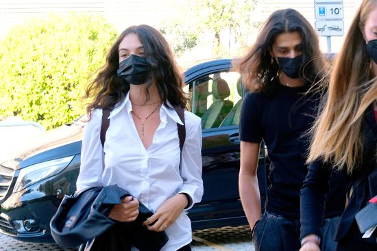 Deva Cassel Her Boyfriend Luca Salandra Redaktionelles Stockfoto ...