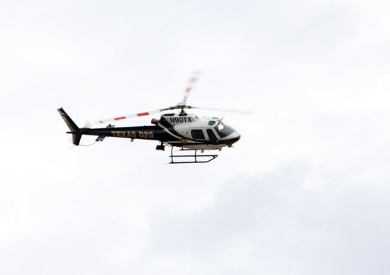 Dallas Department Public Safety Helicopter Flies Editorial Stock Photo ...