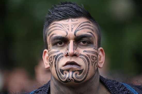 New Zealand Maori Warrior Part Group Editorial Stock Photo - Stock ...
