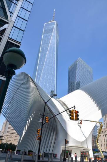 Freedom Tower Oculus Seen Ahead 911 Editorial Stock Photo - Stock Image ...